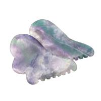 China Natural Rainbow Fluorite with Colorful Gua Sha Scraping Massage Tools 95*55mm for sale