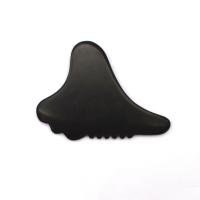 China Full-body Massage Area Authentic Black Eco-friendly Face Gua Sha Tool Facial Massager 105*77mm 114*74mm 2 Pcs AKBS-030 for sale
