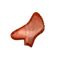 China Gemstone Customized Rose Quartz Red Jasper Howlite Guasha Jade Gua Sha Facial Scraping Massage Tool with Timing Control for sale