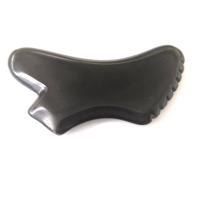 China Gemstone Customized Rose Quartz Red Jasper Howlite Guasha Jade Gua Sha Facial Scraping Massage Tool with Timing Control for sale