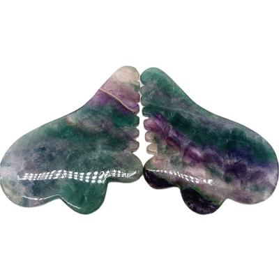 China Arrivals Fluorite Jade Gua Sha Board for Body Massage Tool in Colorful for sale