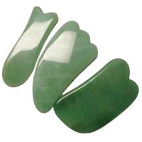 China Experience the Healing Properties of Natural Green Aventurine Jade Gua Sha Scraping Massage for Body Massager for sale