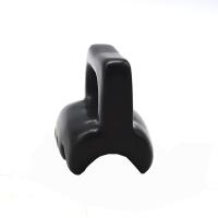 China OEM ODM Best Facial Massager for Personal Care Beauty Gua Sha Tool Natural Black Bian Stone Guasha Brush Body Massager for sale