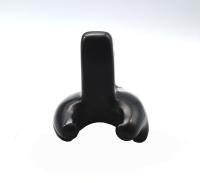 China OEM ODM Best Facial Massager for Personal Care Beauty Gua Sha Tool Natural Black Bian Stone Guasha Brush Body Massager for sale