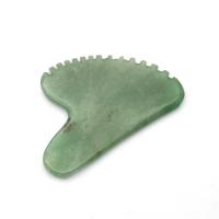 China Heart Shape Green Aventurine Guasha Massager 100% Natural Jade Aventurine Gua Sha With Private Label for sale