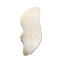 China 7.5*6.5cm Natural Grey Agate Gua Sha Tools for Scraping Massage Massager Properties for sale