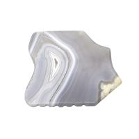 China Custom Guasha Board Massage Tools Healing Stone Scraper Board Facial Massager for Facial Rejuvenation Grey Agate Gua Sha for sale