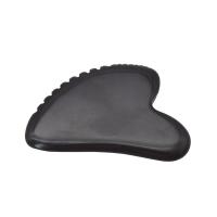 China Natural Jade Stone Gua Sha Board for Scraping Massage on Face and Body Black Guasha Stone Tool for sale
