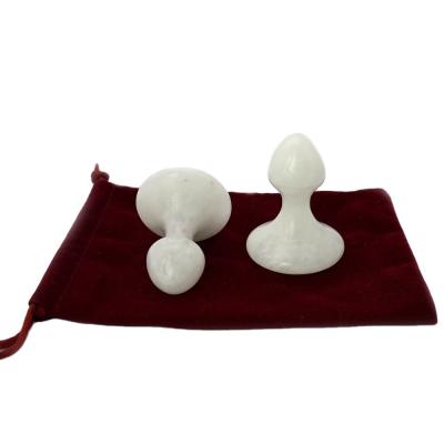 China Logo Customized White Jade Gua Sha Massage Tool for Face and Neck Pain Relief Massage Stone for sale