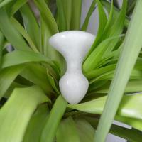 China Logo Customized White Jade Gua Sha Massage Tool for Face and Neck Pain Relief Massage Stone for sale