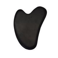 China Heart Shape Bian Stone Jade Guasha Stone Gua Sha Tools with Timing Control Function and 78*54*5mm Measurement for sale