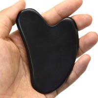 China Heart Shape Bian Stone Jade Guasha Stone Gua Sha Tools with Timing Control Function and 78*54*5mm Measurement for sale