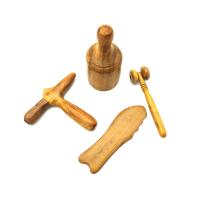 China Massage Hammer Wooden Gua Sha Scraping Massage Guasha Tools Traditional Cupping For Body And Wooden Massage Roller for sale
