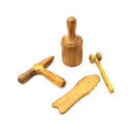 China Massage Hammer Wooden Gua Sha Scraping Massage Guasha Tools Traditional Cupping For Body And Wooden Massage Roller for sale