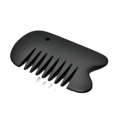 China Natural Bian Stone Comb Mode No akbhr-040 The Perfect Addition to Your Hair Care Routine for sale