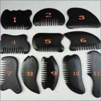 China Natural Bian Stone Comb Mode No akbhr-040 The Perfect Addition to Your Hair Care Routine for sale