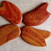 China Red Bian Stone Gua Sha Tool For Scraping Massager Body 10.5cm*6cm*0.7cm Length for sale