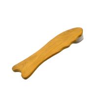 China 140*45mm Wooden Fish Shaped Gua Sha Tool Perfect for Massage and Detoxification for sale