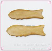China 140*45mm Wooden Fish Shaped Gua Sha Tool Perfect for Massage and Detoxification for sale