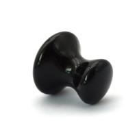 China Polished Natural Jade Stone Massage Kit featuring Mushroom Shaped Green Aventurine and Black Obsidian Stones for Gua Sha for sale