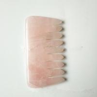 China Natural Rose Quartz Gua Sha Scraping Massage Tool for Therapy Mode No abk-140 OEM ODM Acceptable for sale