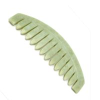 China Facial Massager 2019 Gua Sha Xiuyan Jade Scraping Massage Comb With Hair for Regulate Function Regulate the body for sale