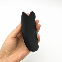 China OEM ODM Natural Black Therapy Bian Stone Guasha Tools Scrapting Massage Gua Sha For Body 11.5*6*0.8cm for sale