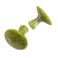 China Green Mushroom Shape Massage Stone for Deep Tissue Massager and Relaxing SPA Massage Mode No abkgs-022 for sale
