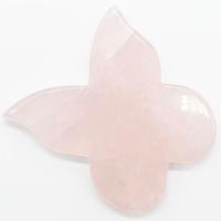 China The Better Natural Rose Quartz Guasha Tools for Massager Butterfly Guasha Body Massager OEM ODM for sale