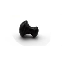 China 2024 Natural Black Obsidian Mushroom Guasha Beauty Massage Gua Sha Stone For Face Body Mode No ABK-59 for sale