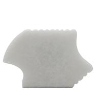 China Directly Eliminate Wrinkles with Grey Agate Guasha Rose Quartz Gua Sha Tools Scraping Massage Obsidian Gua Sha Stone for sale