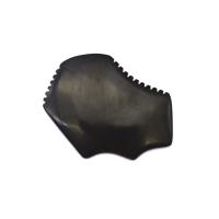 China 2024 Black Bian Stone Gua Sha Stone Massage Guasha Facial Tool For Body Massager for Relaxation and Skin Care for sale