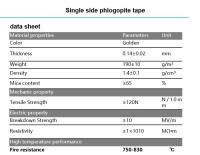 China YT Mica / Single side phlogopite mica tape for cables & wires for sale