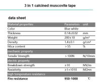 China YT Mica / 3 in 1 calcined muscovite tape for cables & wires for sale