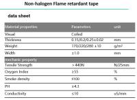 China Flame Retardant Tape Cable Material And Accessory Wrapping Material Non Halogen for sale