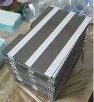China 2D Rigid Phlogopite Mica Sheet , Golden Color Mica Board Sheet Partially Glued for sale