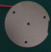 China 2D Fabricated Round Rigid Muscovite Mica Sheet Heating Plate For Electric Heater for sale
