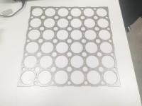 China Mica Cover For Energy Battery Cells , Mica Insulation Board For 32650 Cylinder Li Ion Cells for sale