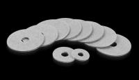China 1.5-2.0g/Cm3 Density Mica Washer For Thermal Insulation Thickness 0.1mm-100mm Up To 10kv Voltage Resistance for sale