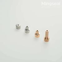 China Stainless Steel Extended Brass Locking Sleeve Assembly Dispensing Valve Nozzle Connection Component for sale