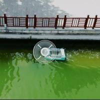 China Electric Thruster River Cleaning Boat RTK High Precision Positioning for sale