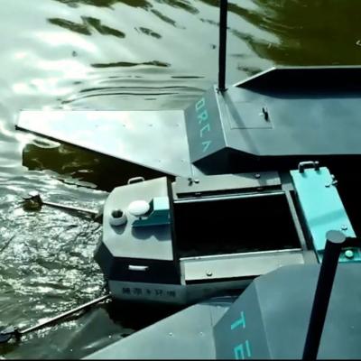 China Surface Unmanned River Cleaning Boat With Flexible Extension Arm for sale