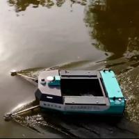 China Double Vessel Netting Unmanned River Cleaning Boat Autonomous Obstacle Avoidance for sale