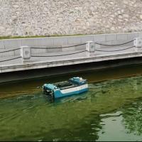 China PAD Control Multipurpose River Cleaning Boat Aluminum Alloy Hull for sale