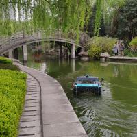 China Image Recognition Hydrographic Surveying Boats USV 2.51*1.56*1.05m For Water Quality Monitoring for sale