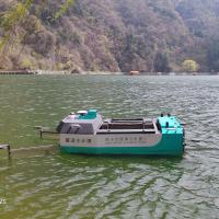 China Gas Powered Pond Maintenance Boat ORCAUBOAT For Lake Cleaning 470mm Immersion for sale