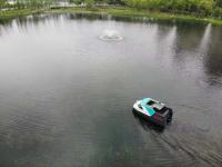 China Driverless TITAN Pond Water Grass Harvester USV Boat For Aquatic Plant Mowing 800mm Depth for sale