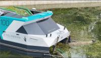 China USV TITAN Aquatic Plant Harvester Boat Unmanned Water Grass Mowing 8hrs for sale