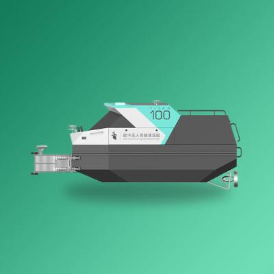 China TITAN Unmanned Boat ASV Vessel For Water Surface Cleaning IP55 100kg Rated load for sale