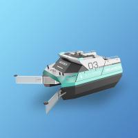 China High Precision RC Unmanned Survey Boat IP55 For Water Pollution Monitoring for sale